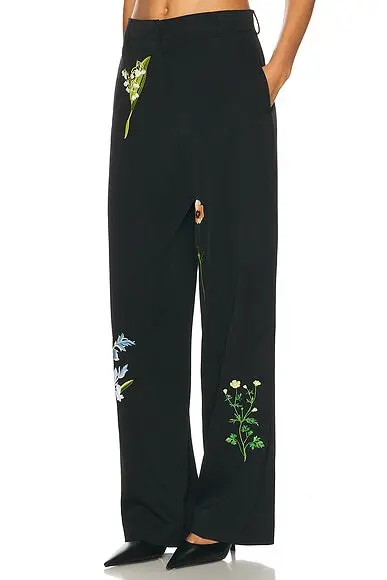 Stella McCartney Embroidered Tailored Trousers