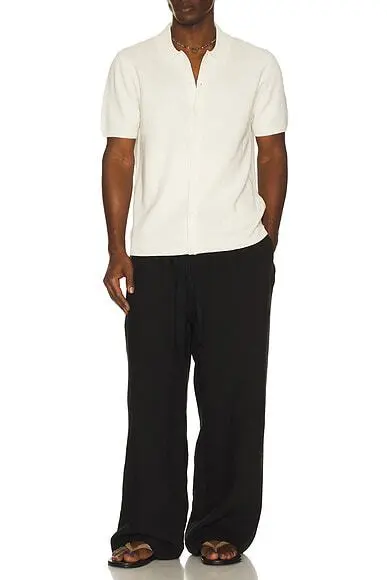 Reigning Champ Cotton Linen Piazza Shirt - Ivory