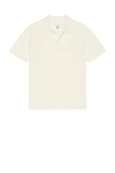 Reigning Champ Cotton Linen Piazza Shirt - Ivory