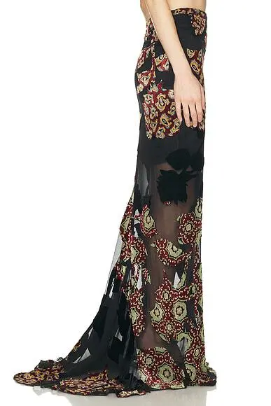 Dries Van Noten Salvix Skirt