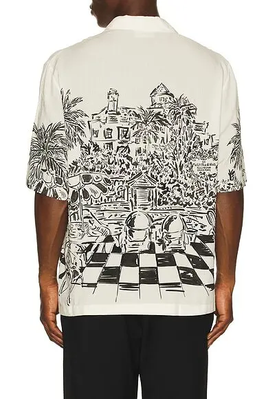 Amiri Chateau Sketch Camp Shirt