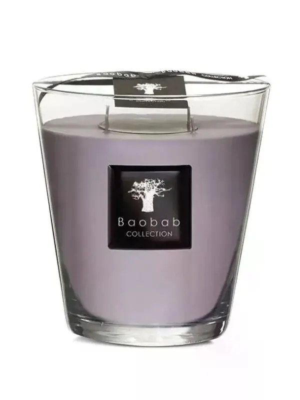 BAOBAB COLLECTION Max 16 All Seasons White Rhino Candle - Purple