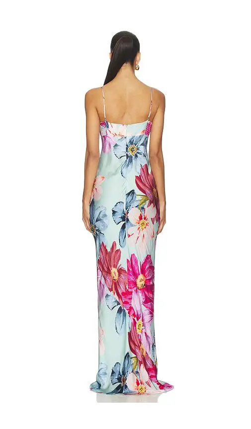 Amanda Uprichard Ira Maxi Dress - Blue