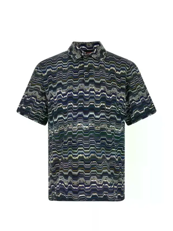 Missoni Zig-zag-pattern Polo Shirt