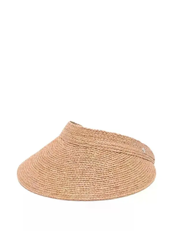 Helen Kaminski Kirsten Raffia Visor - Neutrals