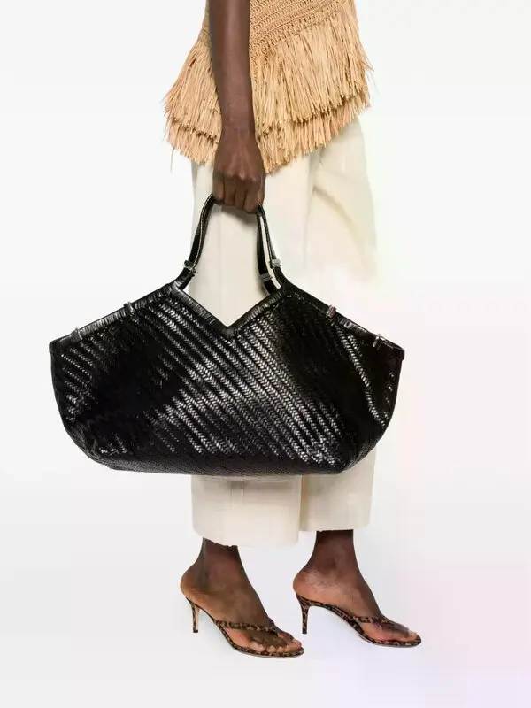 Benedetta Bruzziches Woven Tote Bag