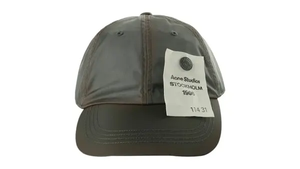 Acne Studios Panel Design Cap - Stone Grey