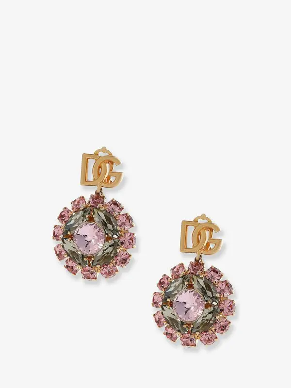 Dolce & Gabbana Ed Brass Clip-on Earrings