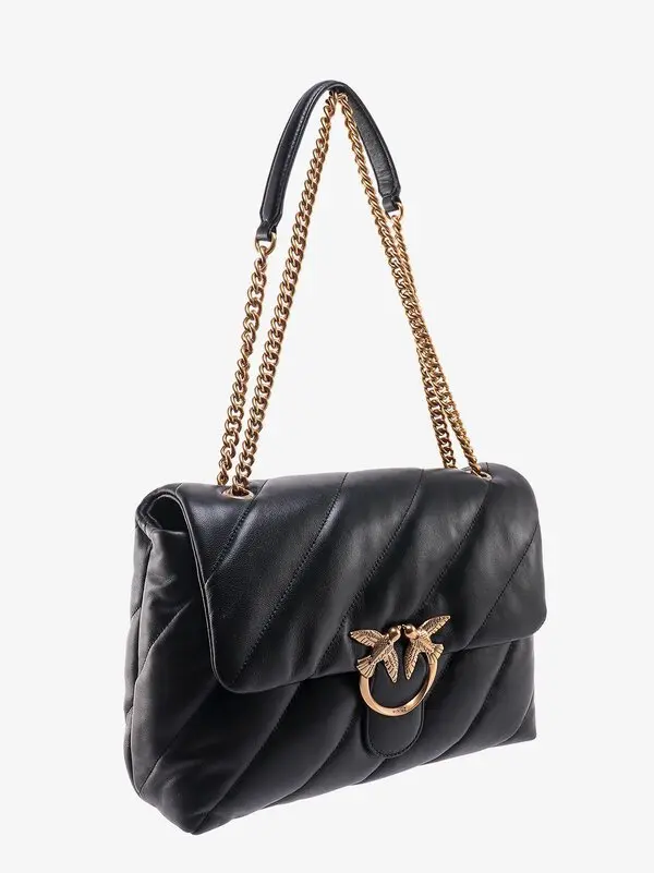 Pinko Love Puff Quilted Leather Shoulder Bag