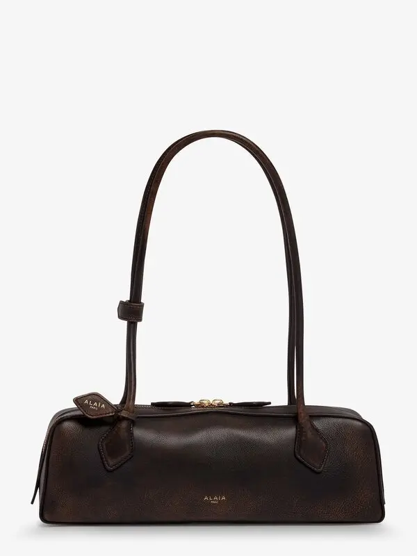 Alaïa Le Teckel Leather Shoulder Bag - Brown