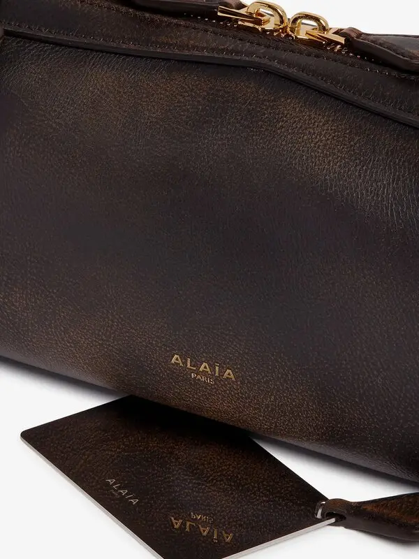 Alaïa Le Teckel Leather Shoulder Bag - Brown