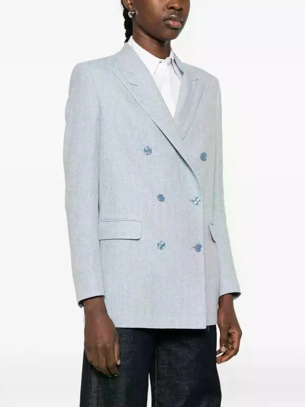 Tagliatore Double-breasted Blazer - Blue