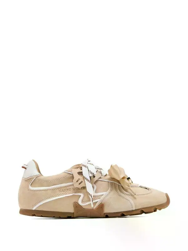 NAKED WOLFE Adorad Lace-up Sneakers - Neutrals