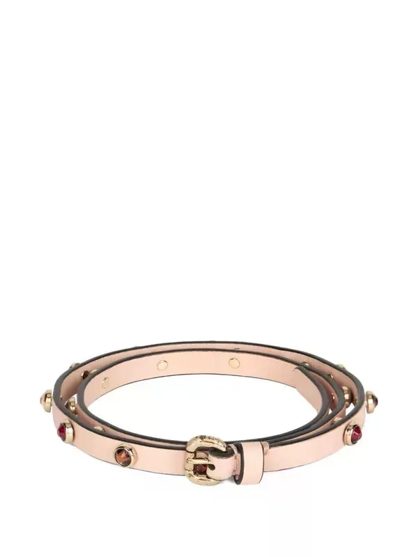 Valentino Garavani Buckle-embellished Belt - Pink