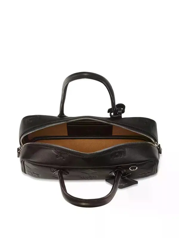 Mcm Maxi Aren East West Shoulder Bag - Black