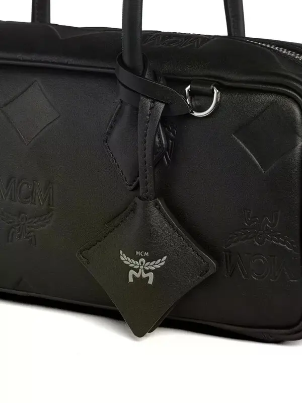 Mcm Maxi Aren East West Shoulder Bag - Black