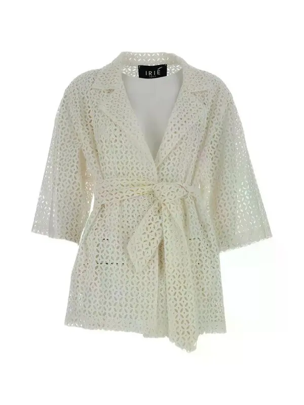 IRIE' Crochet Belted Jacket