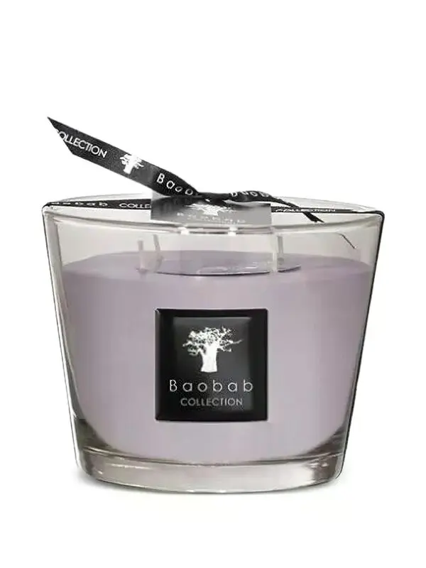 BAOBAB COLLECTION Max 10 All Seasons White Rhino Candle - Purple