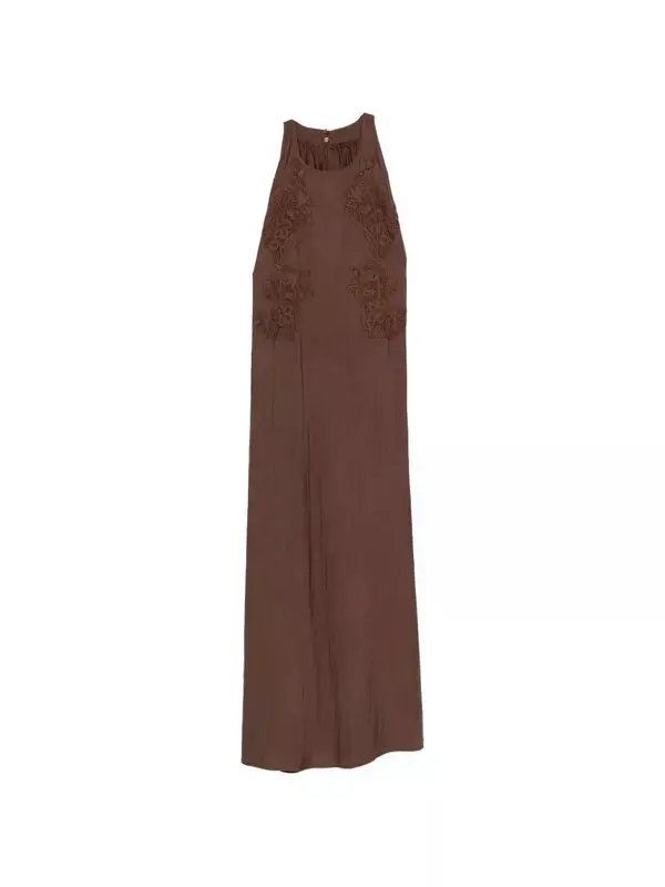 ERMANNO FIRENZE Embroidered Maxi Dress