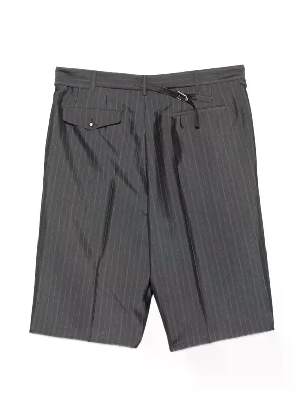 MAGLIANO Pinstripe Buckled-tabs Shorts