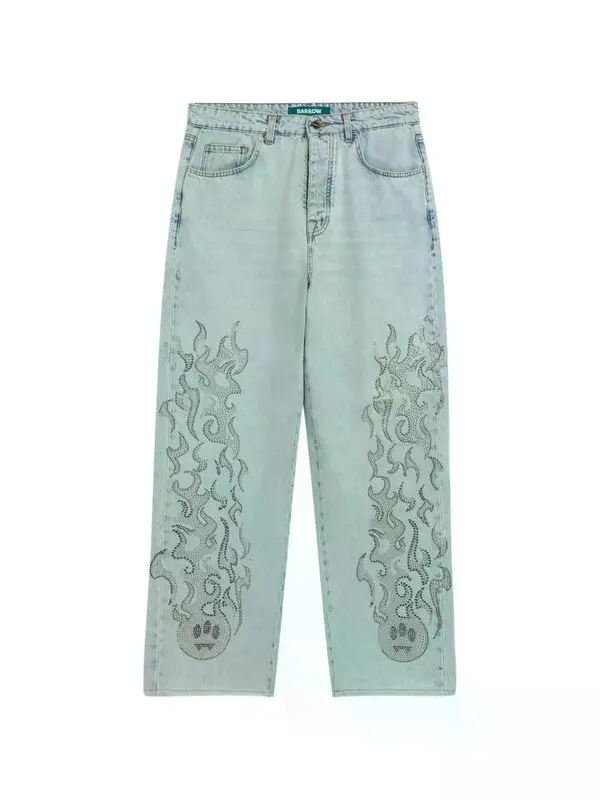 BARROW Rhinestone-embellished Jeans