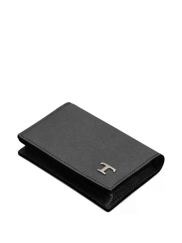 TOD'S T Timeless Leather Cardholder