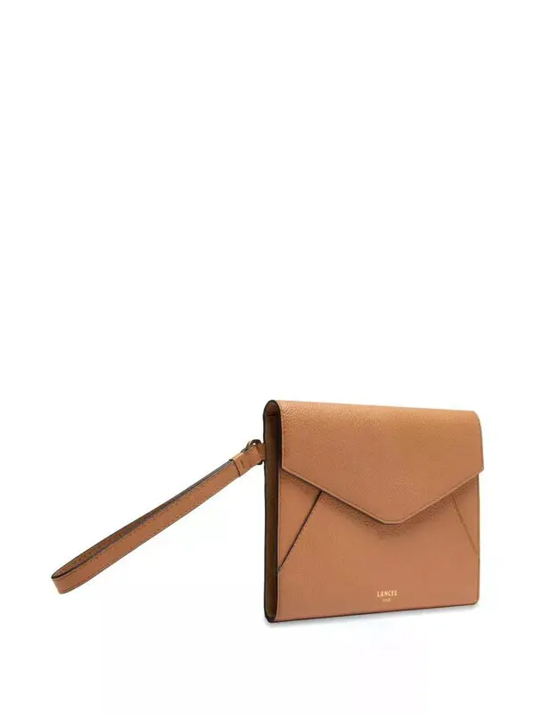 LANCEL Flap Wristlet Clutch