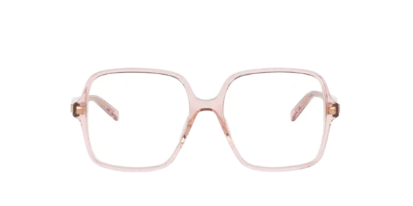 Gucci Full Rim Rectangle Eyeglasses - Pink