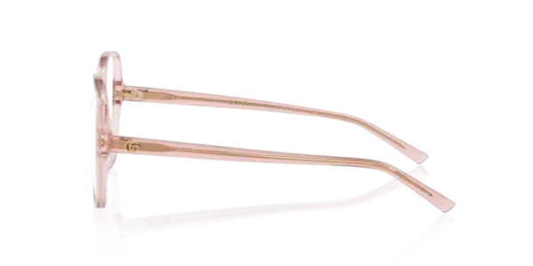 Gucci Full Rim Rectangle Eyeglasses - Pink