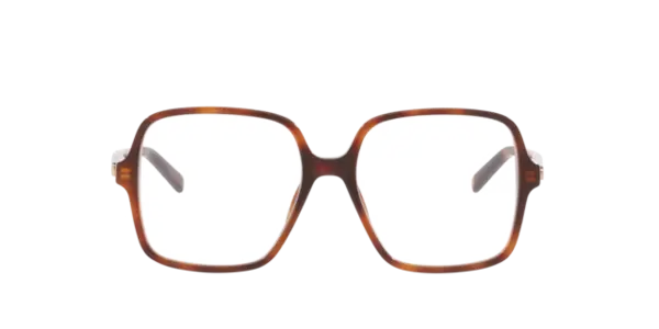Gucci Full Rim Rectangle Eyeglasses - Tortoise