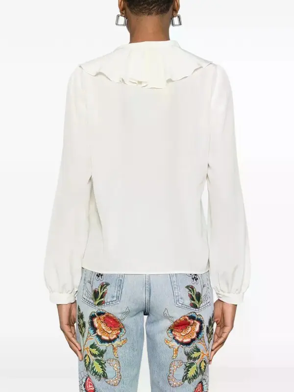Etro Ruffled Silk Blouse