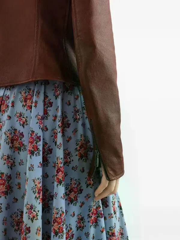 Dolce & Gabbana Pocket Zip-fastening Leather Jacket