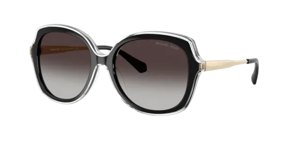 Michael Kors Full Rim Sunglasses - Light Grey Gradient Black