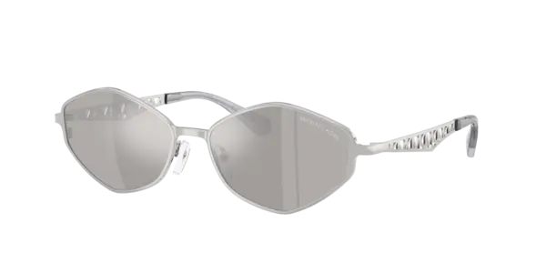 Michael Kors Gold Coast Sunglasses - Silver Mirror