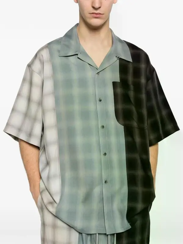 SONG FOR THE MUTE Checked-pattern Shirt