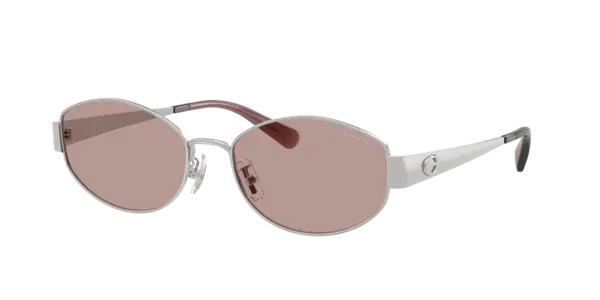 COACH Oval Sunglasses - Purple Solid