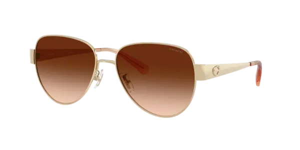 COACH Aviator Sunglasses - Brown Gradient