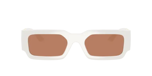Versace Rectangle Frame Sunglasses - Brown