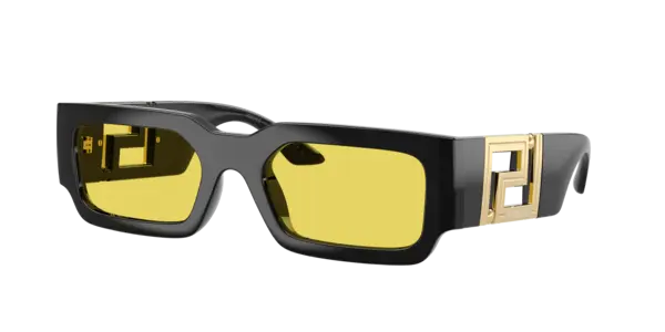 Versace Rectangle Frame Sunglasses - Yellow