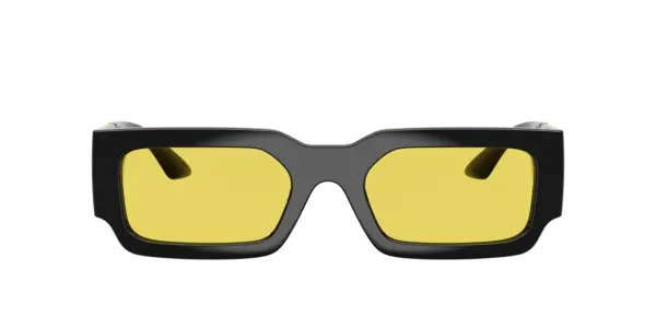 Versace Rectangle Frame Sunglasses - Yellow