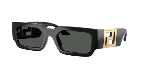 Versace Rectangle Frame Sunglasses - Yellow