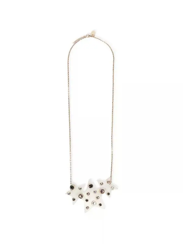 Red Valentino Star Embellished Necklace - Gold
