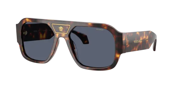 Versace Ve4508u Sunglasses - Dark Blue Polarized