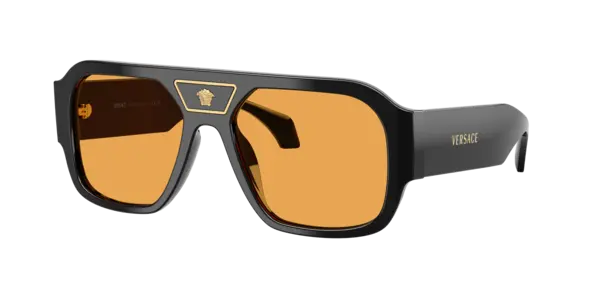 Versace Full Rim Sunglasses - Orange