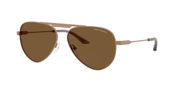 Armani Exchange Aviator Sunglasses - Brown