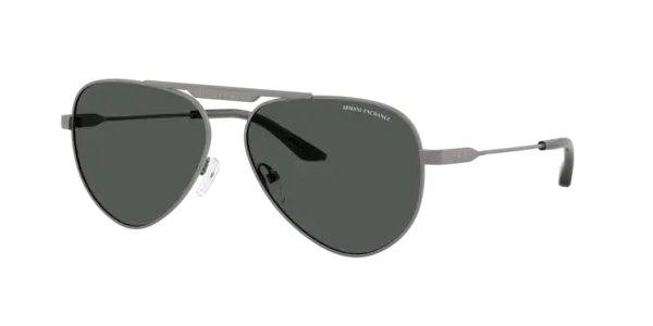 Armani Exchange Aviator Sunglasses - Dark Grey