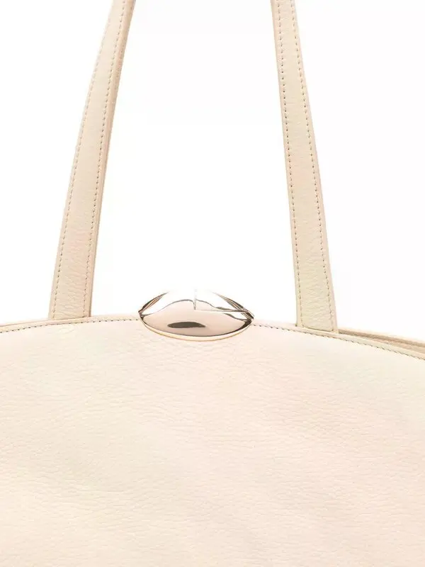 Benedetta Bruzziches Grained-leather Tote Bag