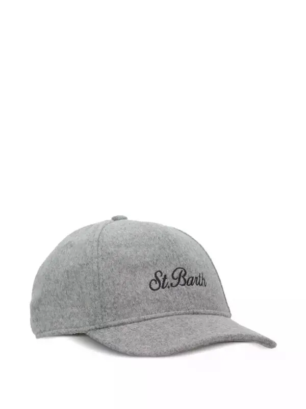 MC2 SAINT BARTH Logo-embroidered Baseball Cap - Grey