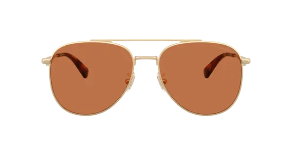 COACH Hc7190 Sunglasses - Amber Solid