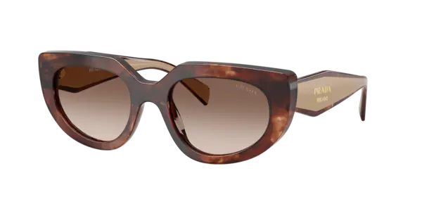 Prada Pr D02s Sunglasses - Brown Gradient